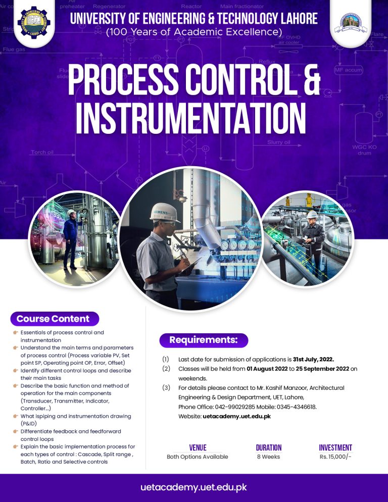 Process Control & Instrumentation