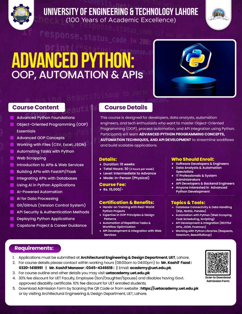Advanced Python Programming
